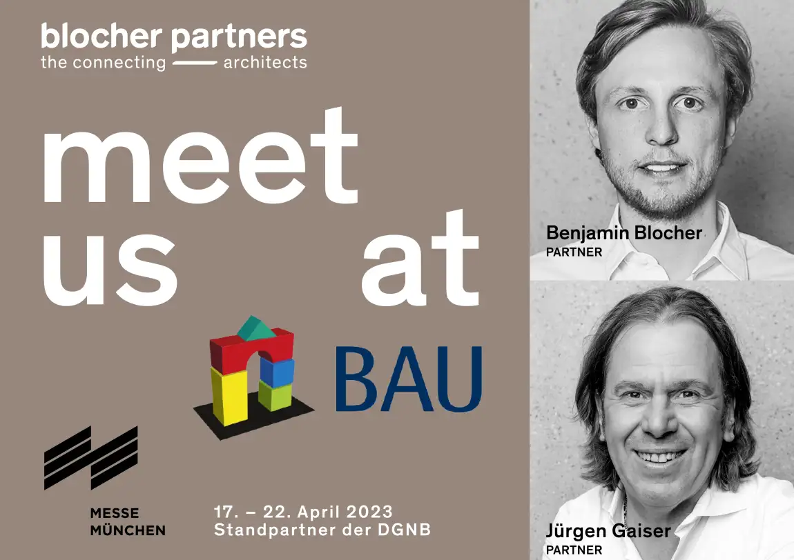 DGNB & blocher partners auf der BAU :: blocher partners