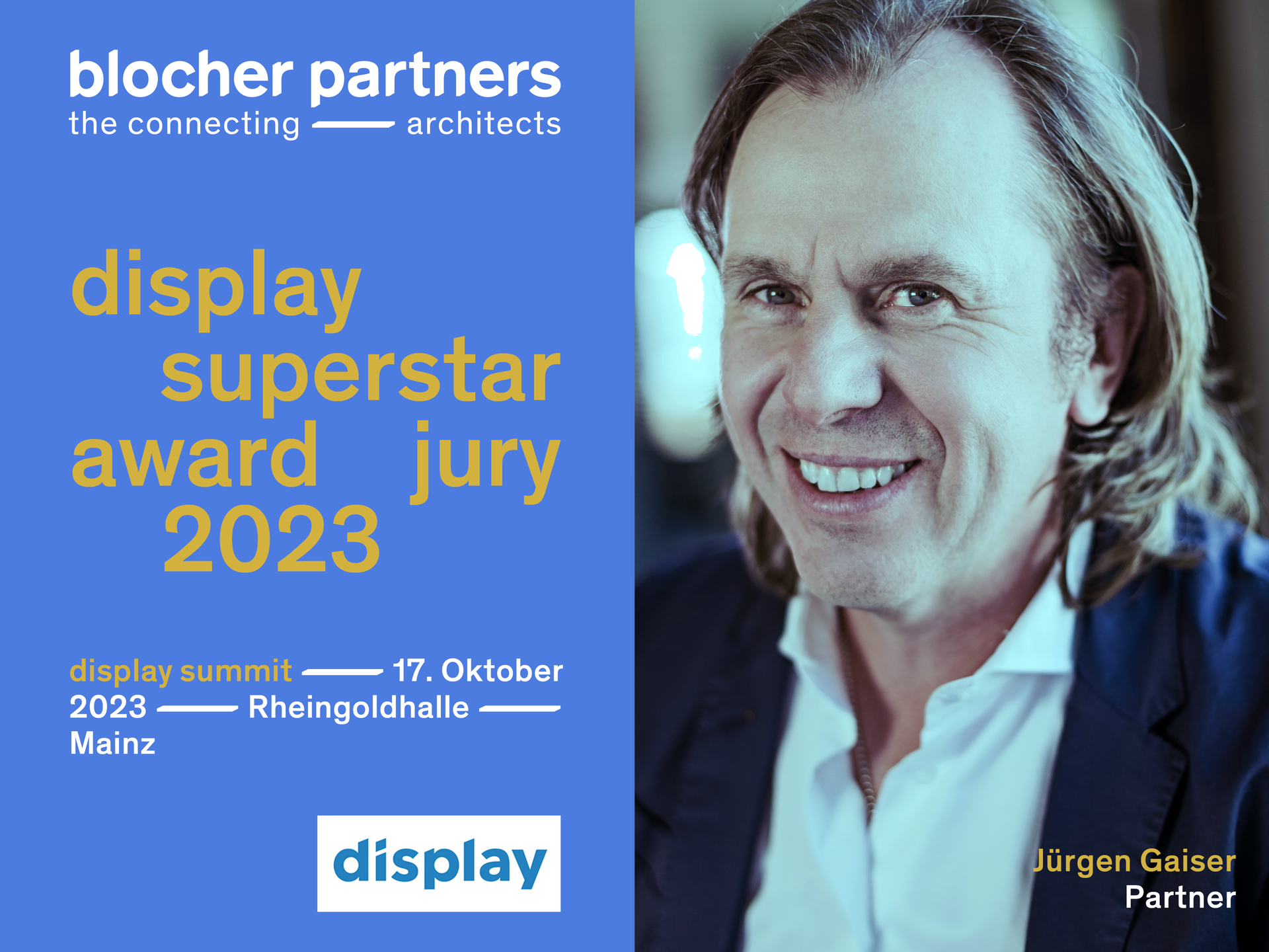 Jürgen Gaiser in the jury for the display Superstar Award :: blocher ...